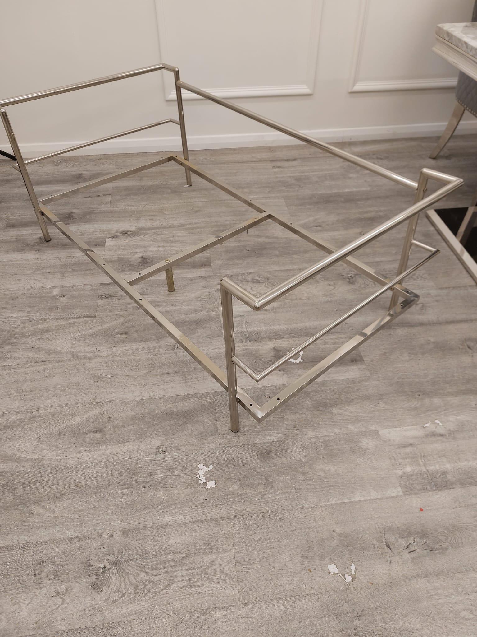 2 Seater Sofa Frame - Chrome – Bramm Trading